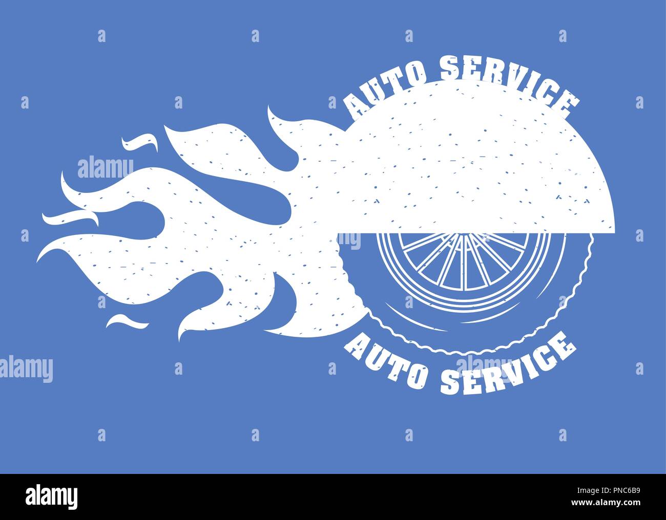 Auto repair fire shop Stock Vector Images - Alamy