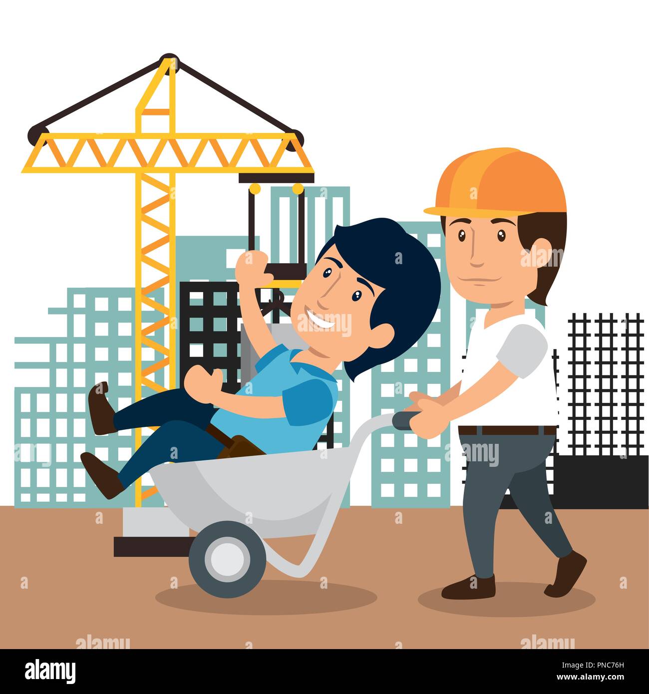 men builders characters working Stock Vector Image & Art - Alamy