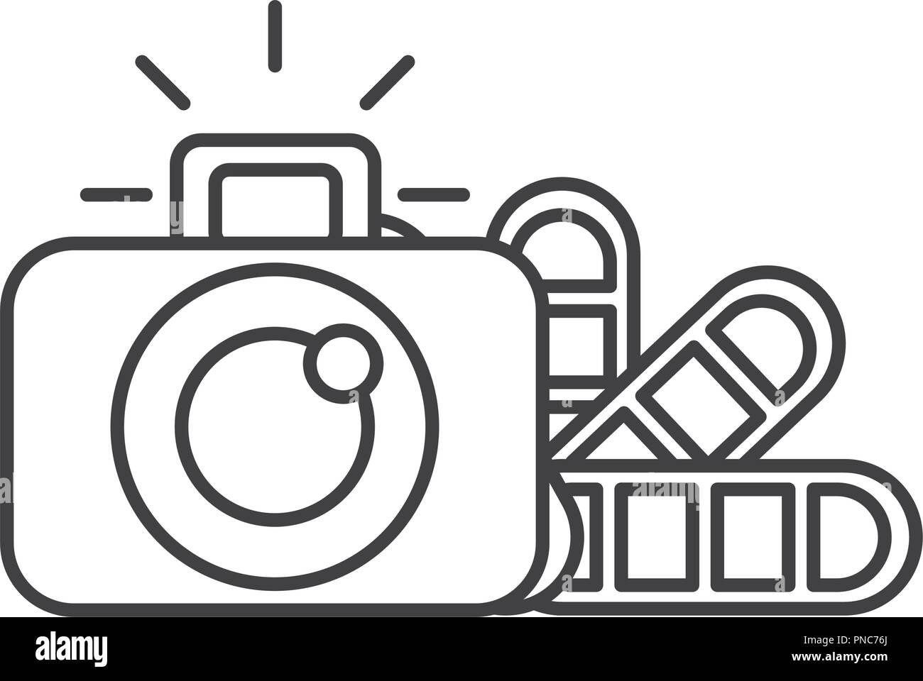 graphic design photographic camera color tone Stock Vector Image & Art ...