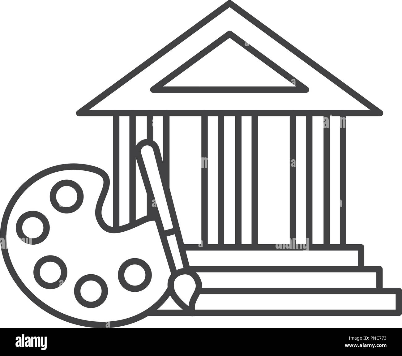 School bulding Stock Vector Images - Alamy