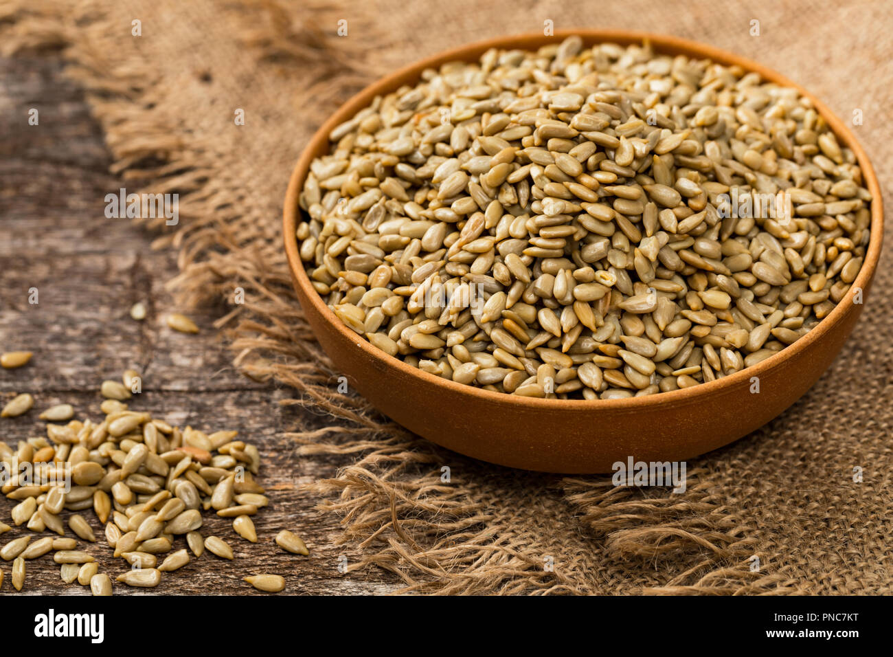 Roasted Sunflower Kernels Background Stock Photo - Alamy
