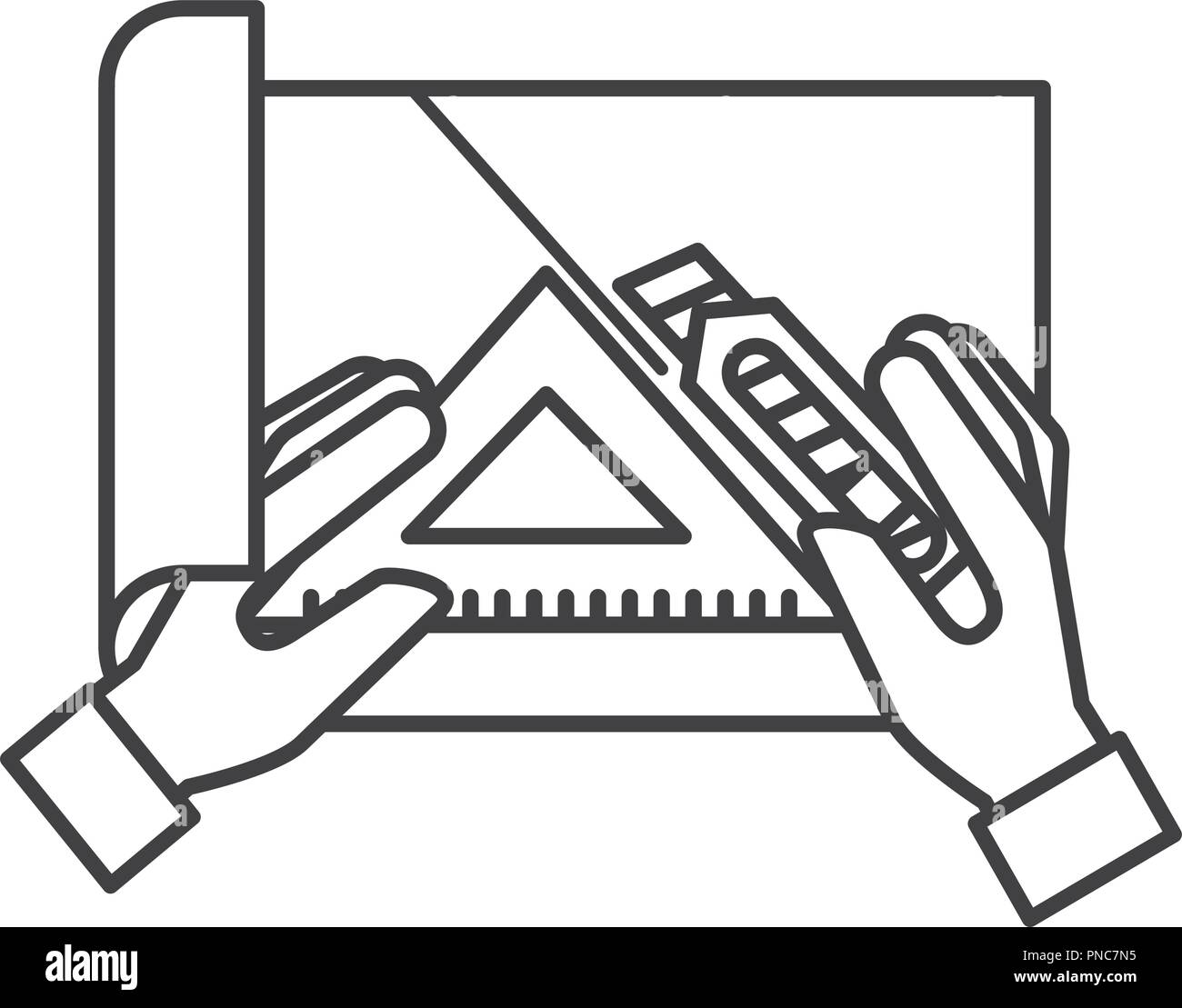 Brush cutter Black and White Stock Photos & Images - Alamy