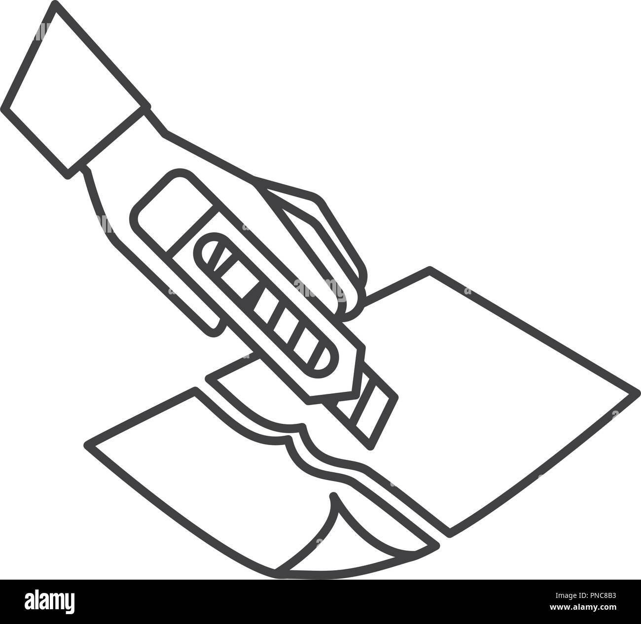 Rip blade Stock Vector Images - Alamy