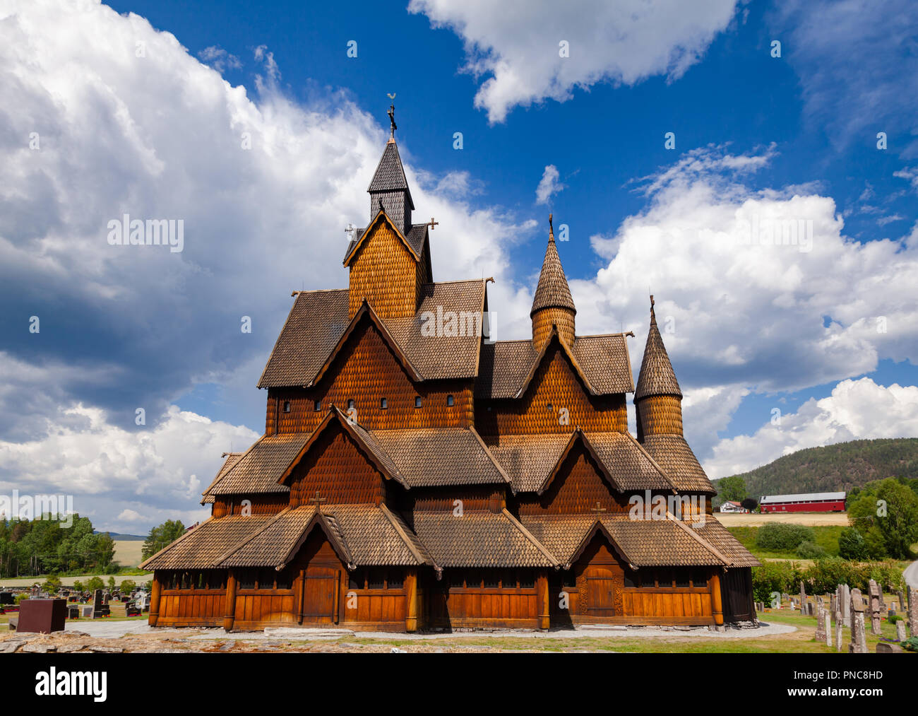 Heddal stave church hi-res stock photography and images - Alamy