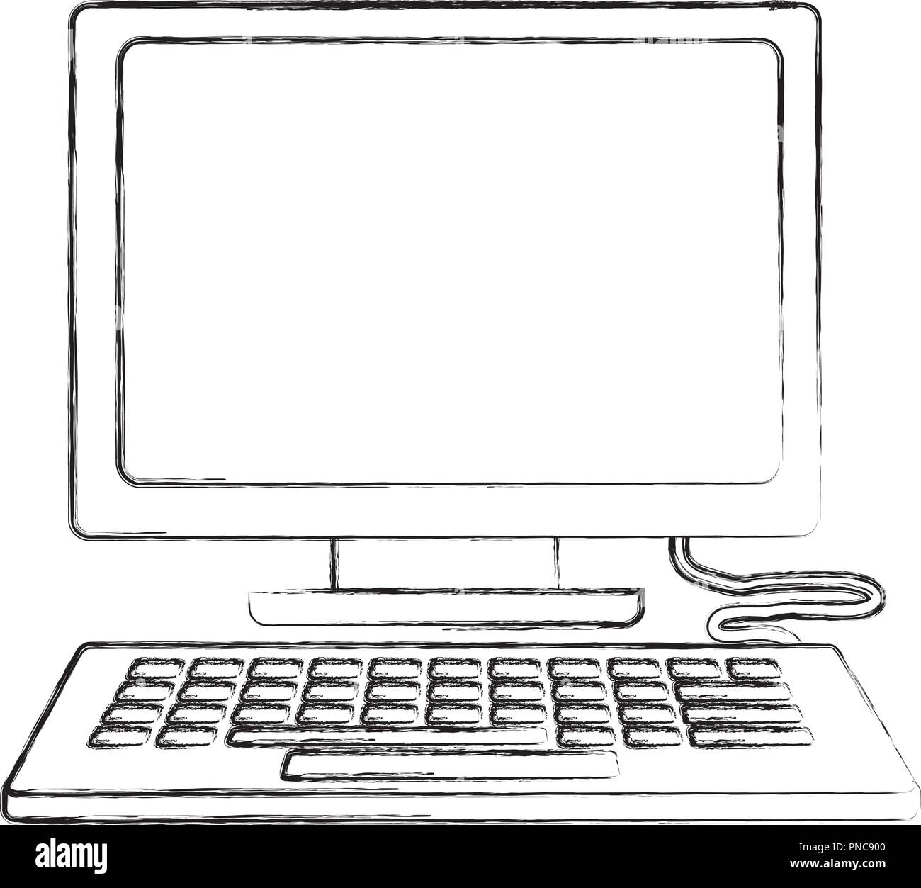 computer keyboard device technology digital Stock Vector Image & Art ...