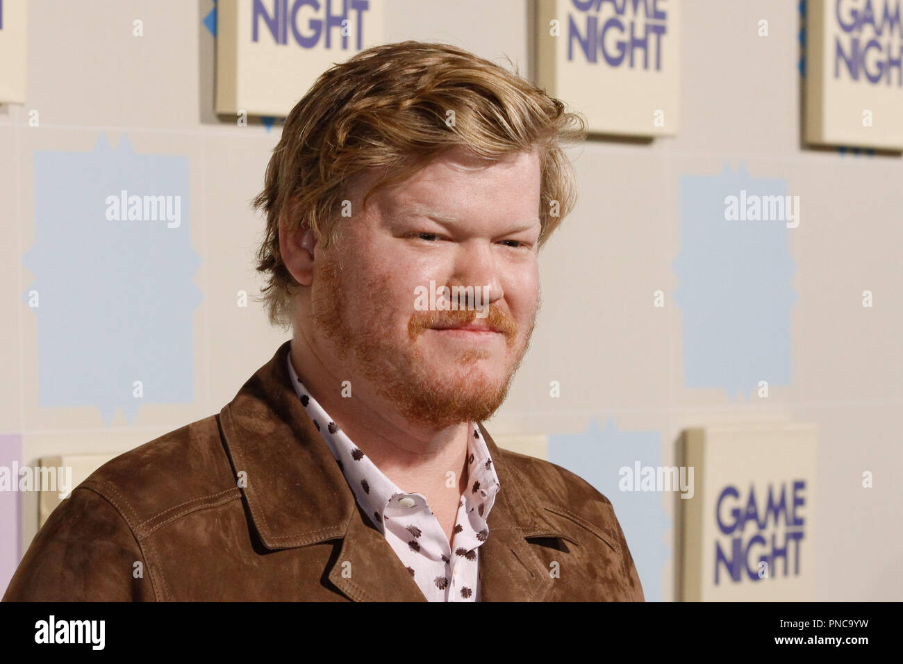 Jesse Plemons at the Premiere of Warner Bros' "Game Night" held at the ...
