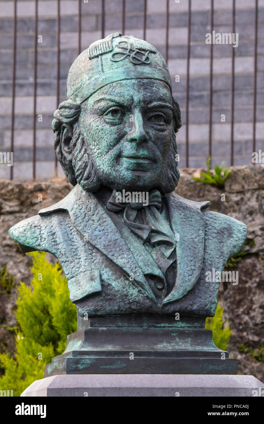 Waterford, Republic of Ireland - August 14th 2018: A monument dedicated ...