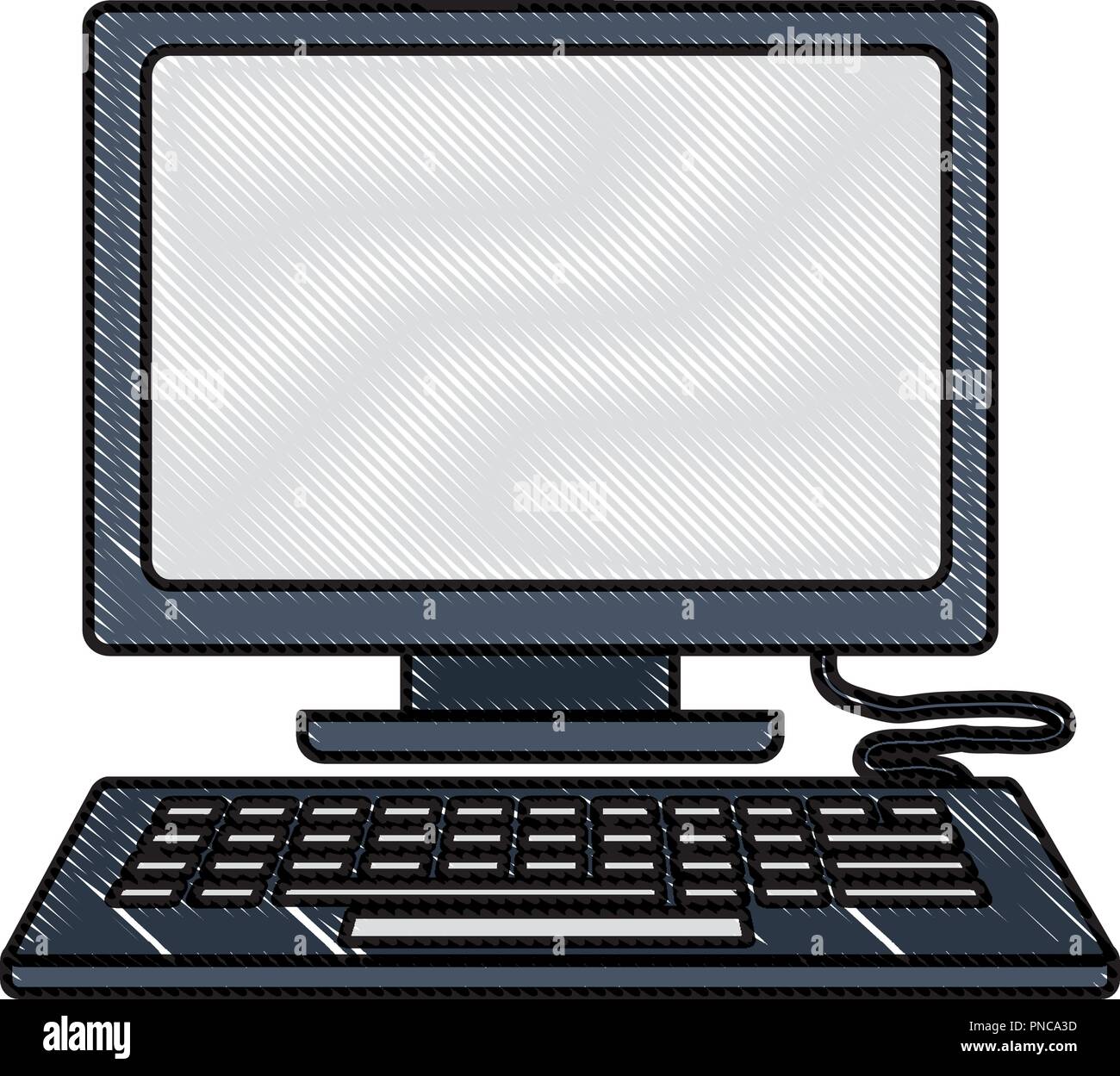 computer keyboard device technology digital Stock Vector Image & Art ...