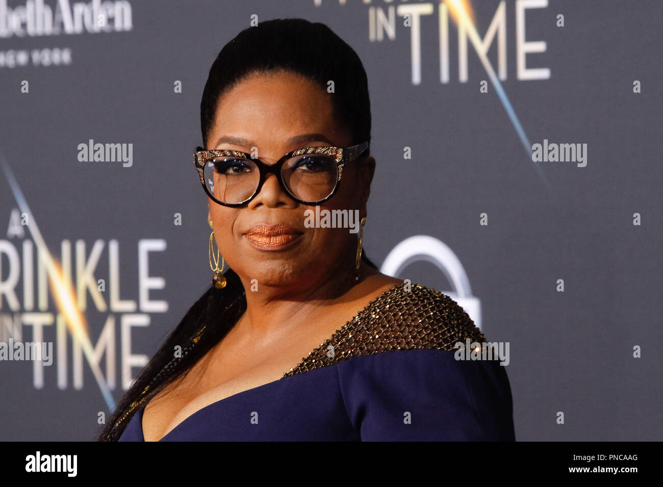Oprah Winfrey at the World Premiere of Disney's "A Wrinkle In Time ...