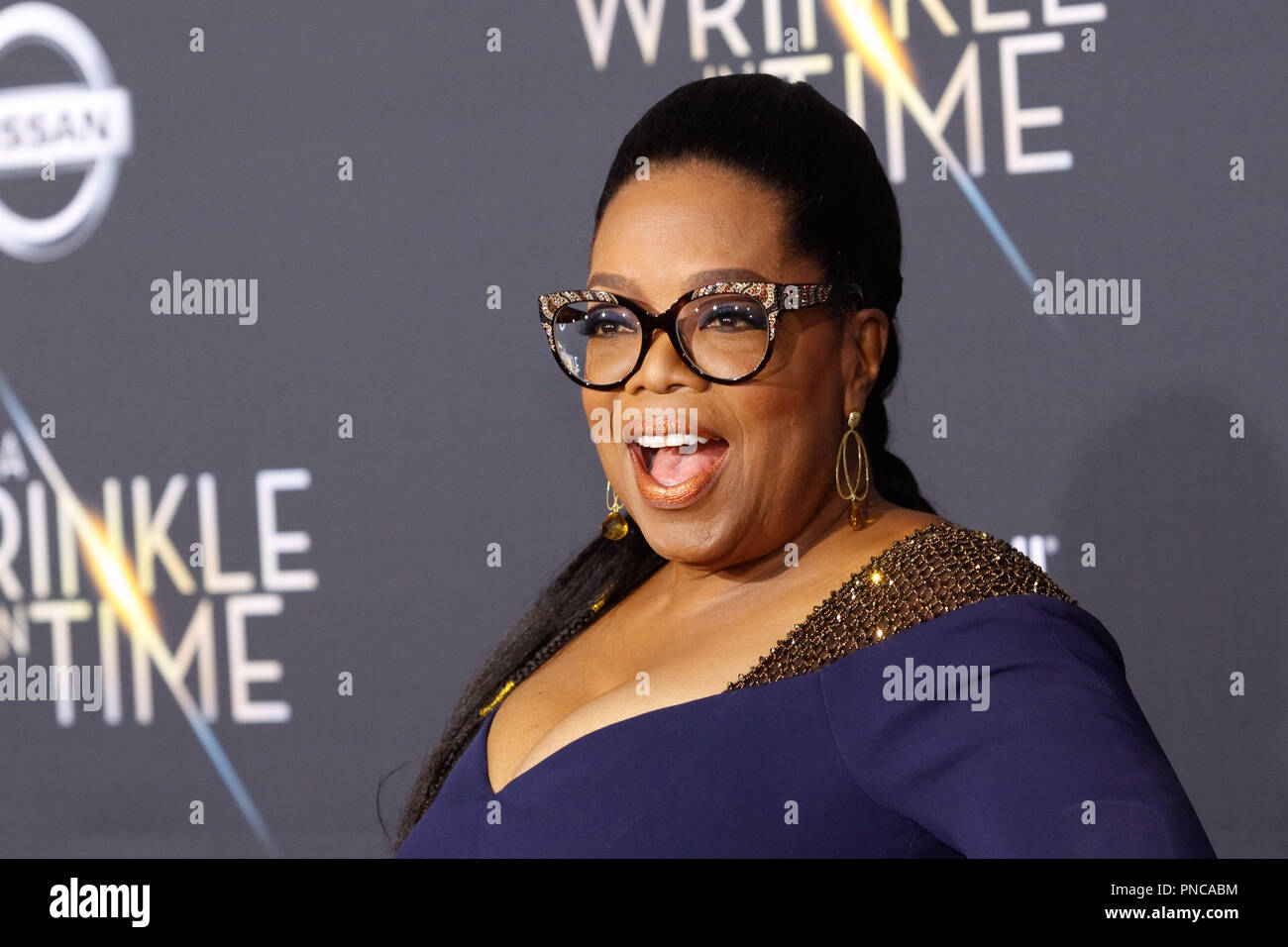 Oprah Winfrey at the World Premiere of Disney's "A Wrinkle In Time ...