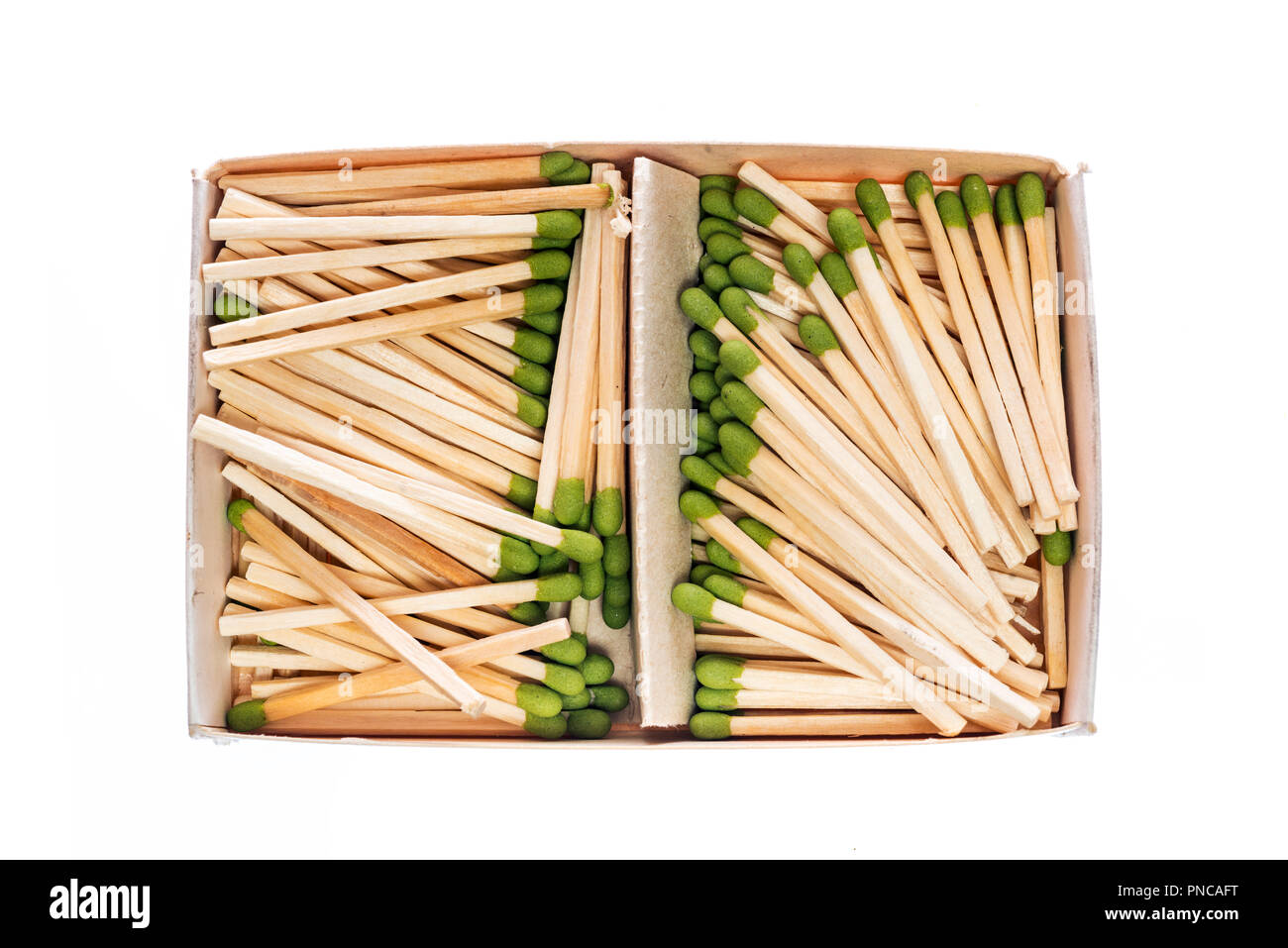 green head matchbox isolated on white background Stock Photo - Alamy