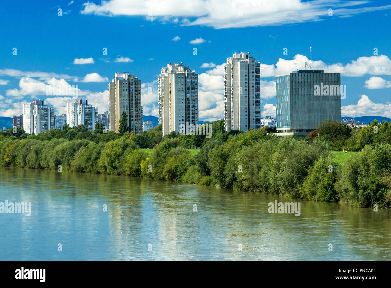 Zagreb river sava embankment hi-res stock photography and images - Alamy