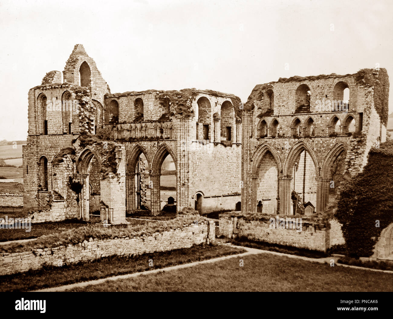Dundrennan Abbey, Victorian period Stock Photo - Alamy