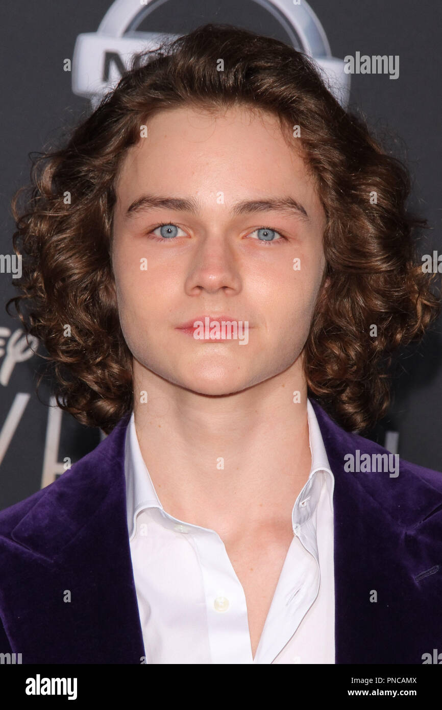 Levi Miller at the World Premiere of Disney's "A Wrinkle In Time" held ...