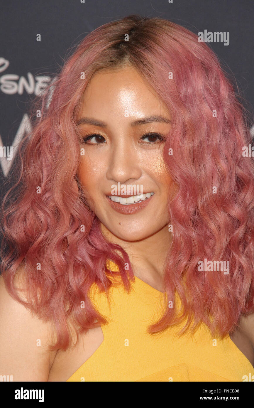 Constance Wu at the World Premiere of Disney's "A Wrinkle In Time" held ...