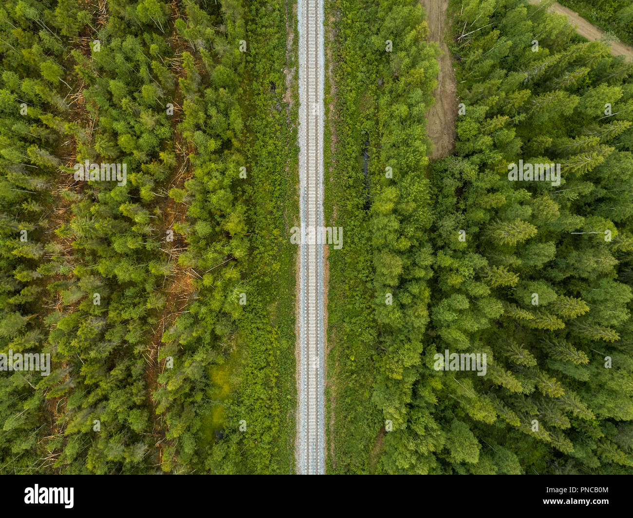 Lapland forest finland railway hi-res stock photography and images - Alamy