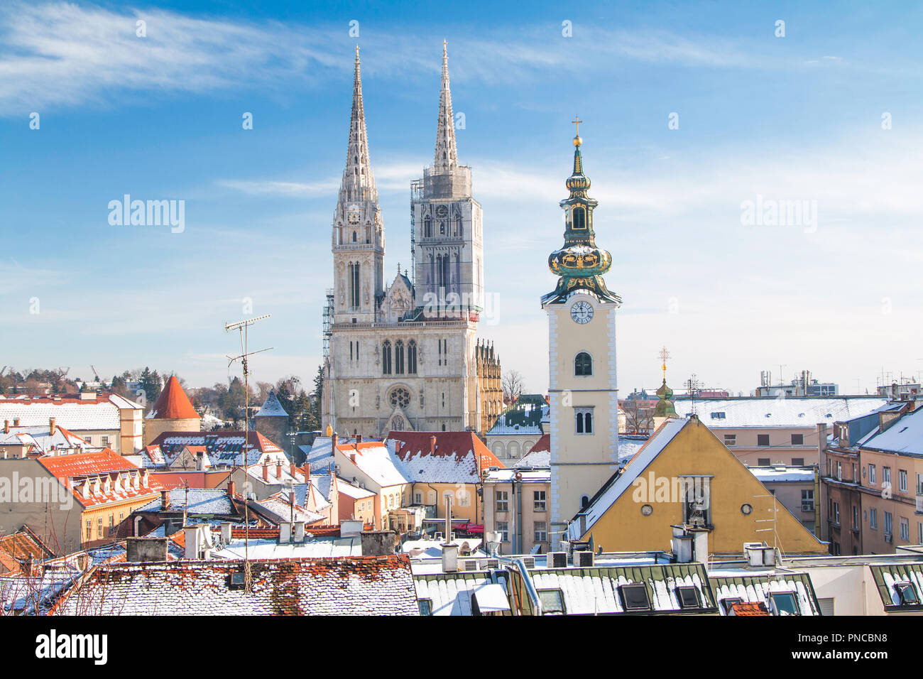 Zagreb winter croatia hi-res stock photography and images - Alamy