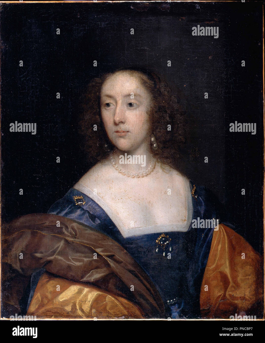 Portrait lady dressed in 17th hi-res stock photography and images - Alamy