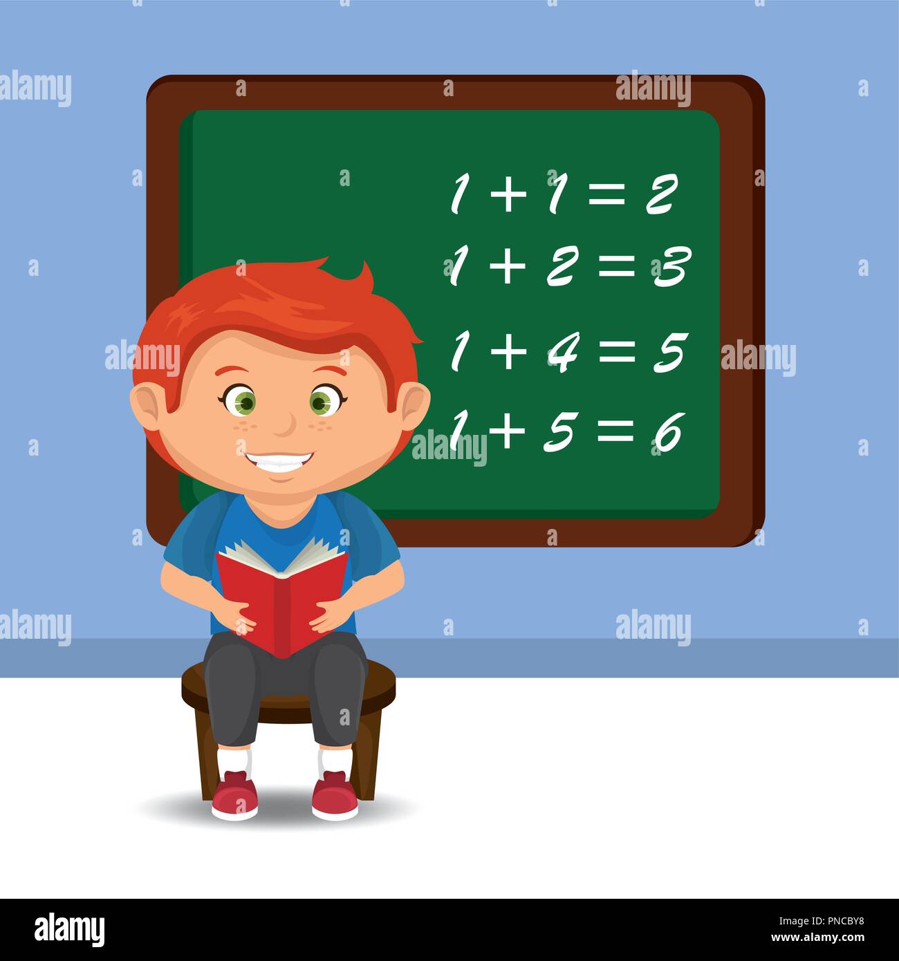 Schoolboy math Stock Vector Images - Alamy