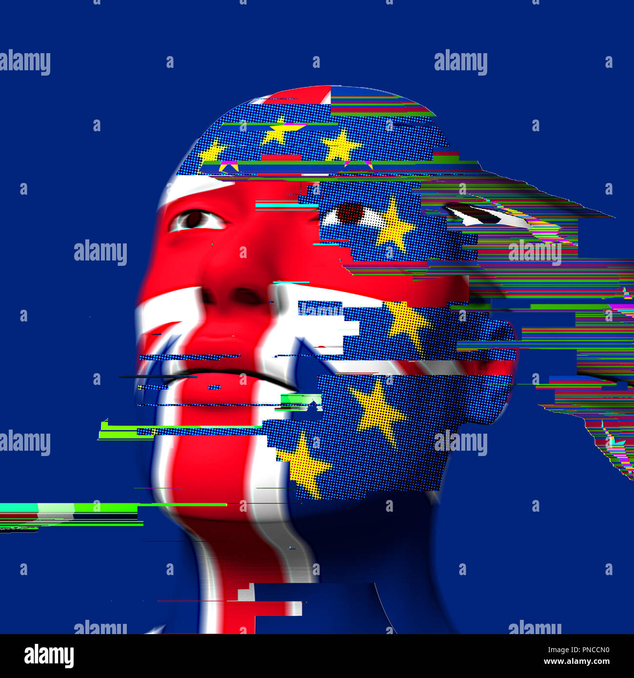 Digital union jack hi-res stock photography and images - Alamy
