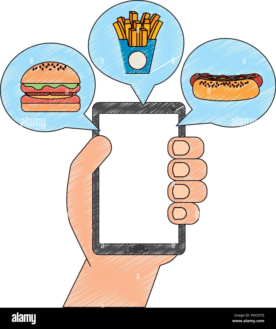 Food service transaction Stock Vector Images - Alamy