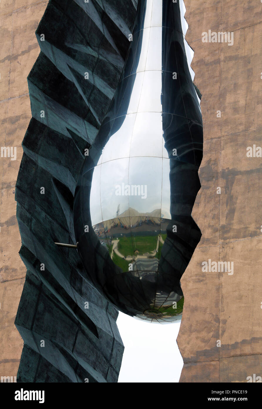 9/11 Monument, also known as Tear Drop Memorial, gift of Russian people ...