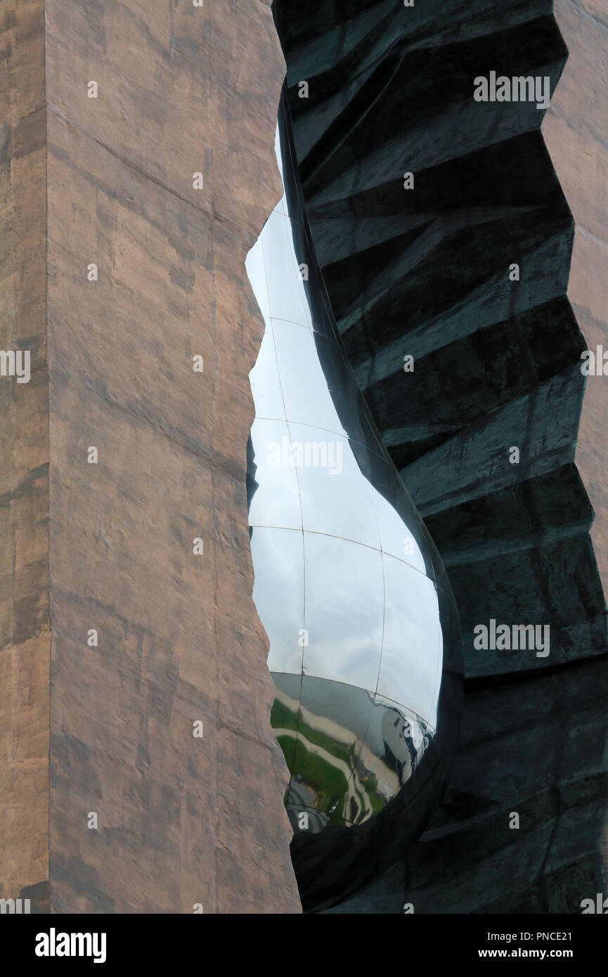 9/11 Monument, also known as Tear Drop Memorial, gift of Russian people ...