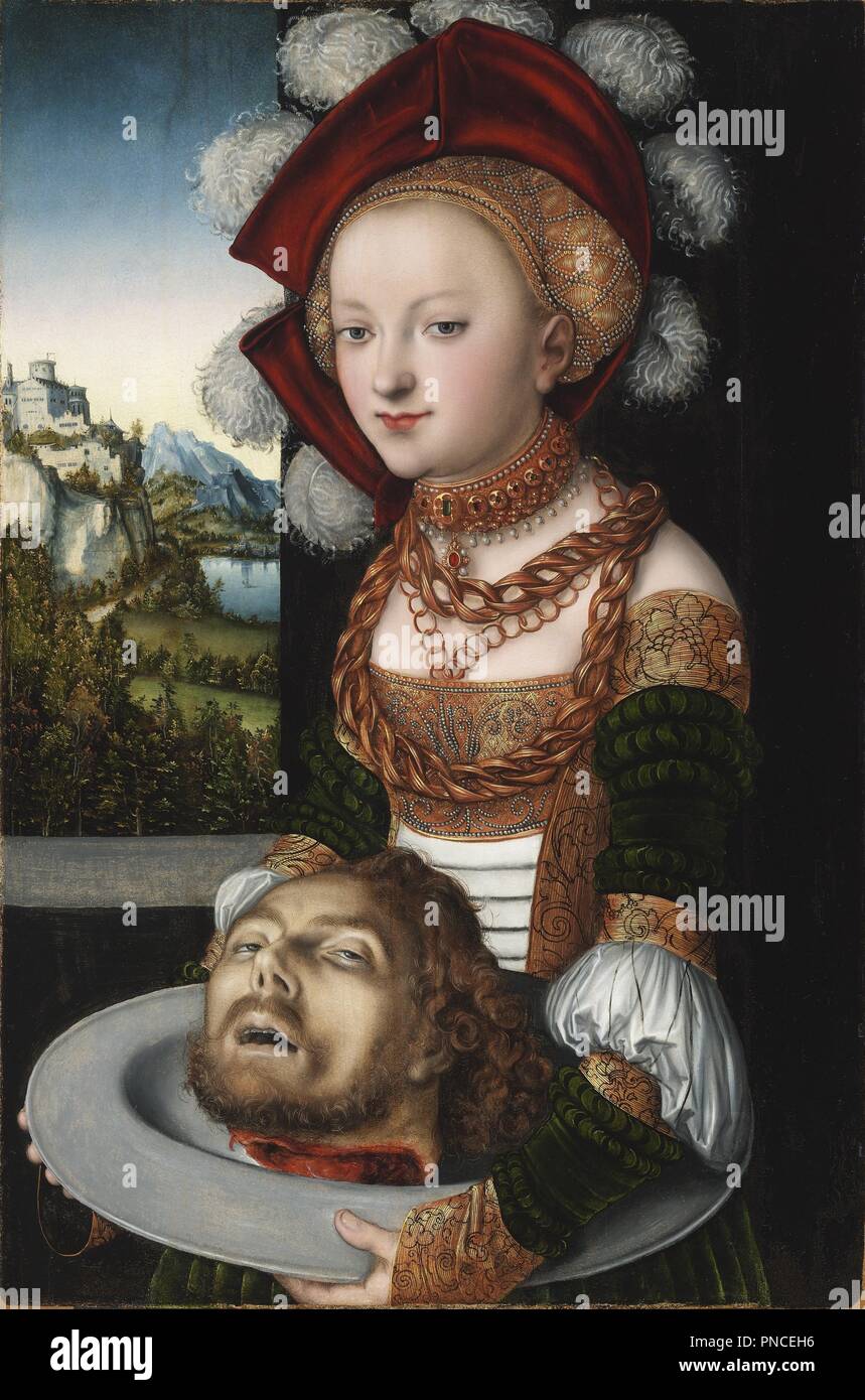 Salome with the head of saint john the baptist hi-res stock photography ...