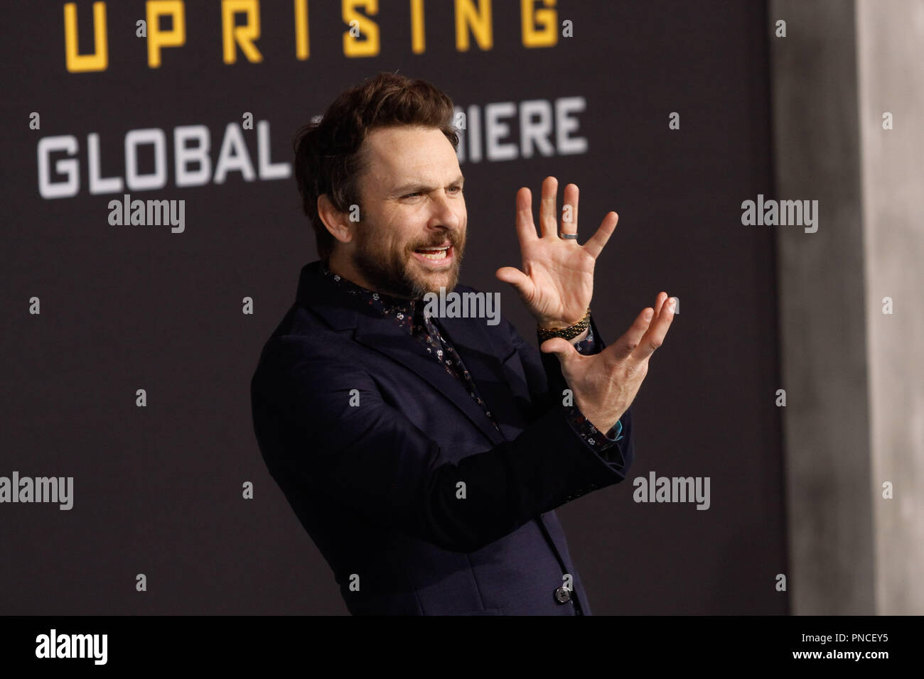 Charlie Day at the Global Premiere of Warner Bros' "Pacific Rim ...