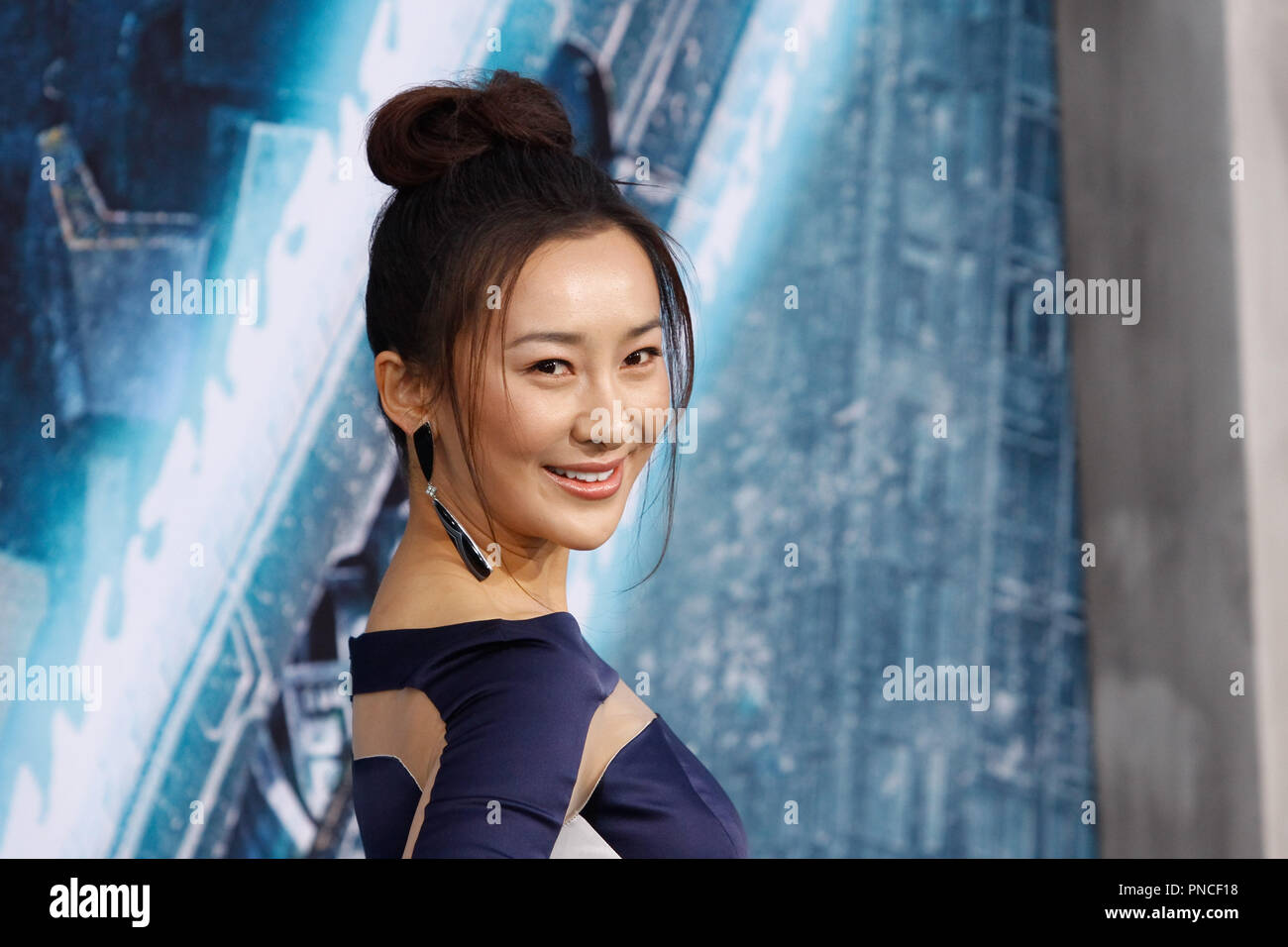 Lily Ji at the Global Premiere of Warner Bros' "Pacific Rim Uprising ...