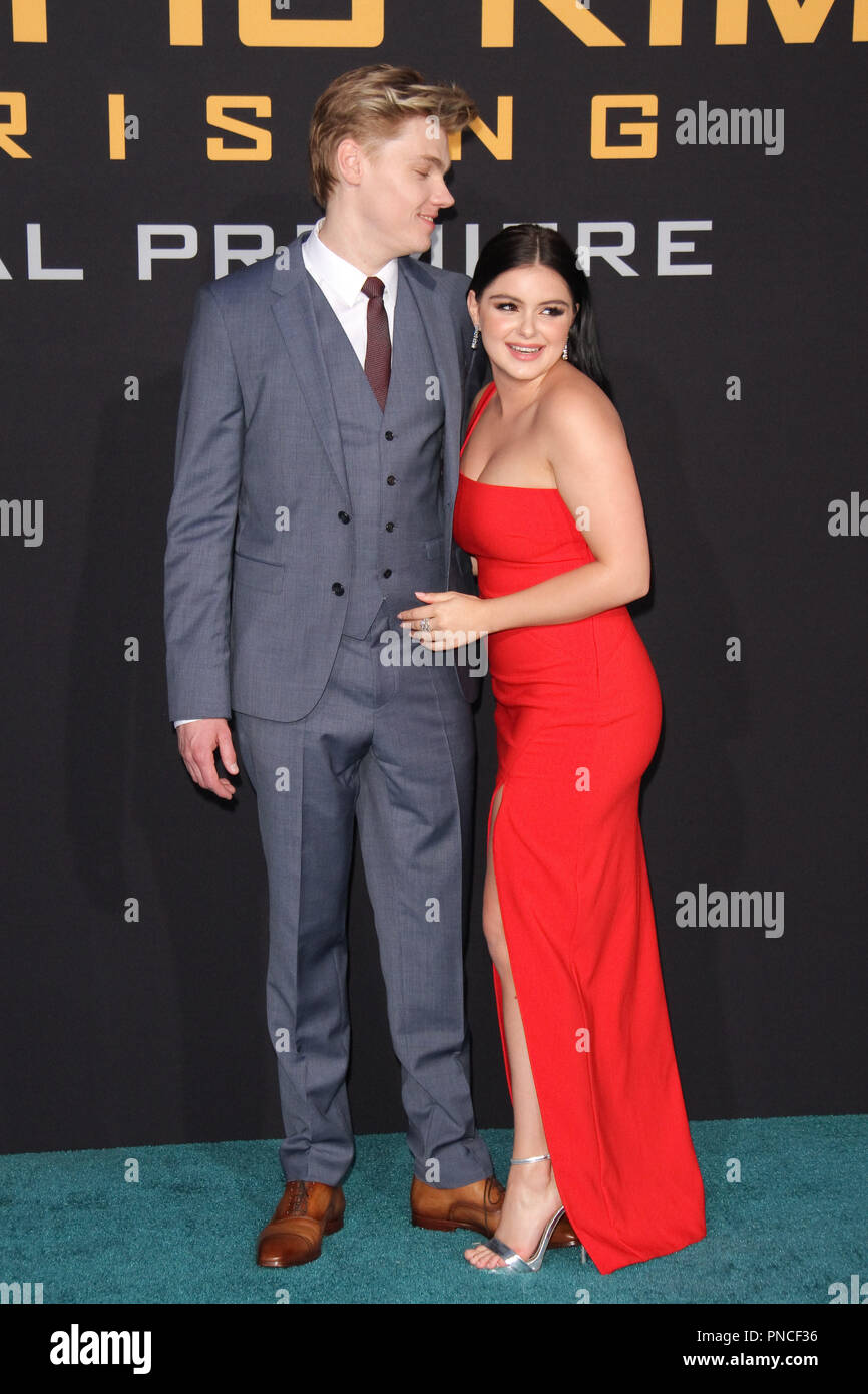 Levi Meaden, Ariel Winter at the Global Premiere of Warner Bros ...