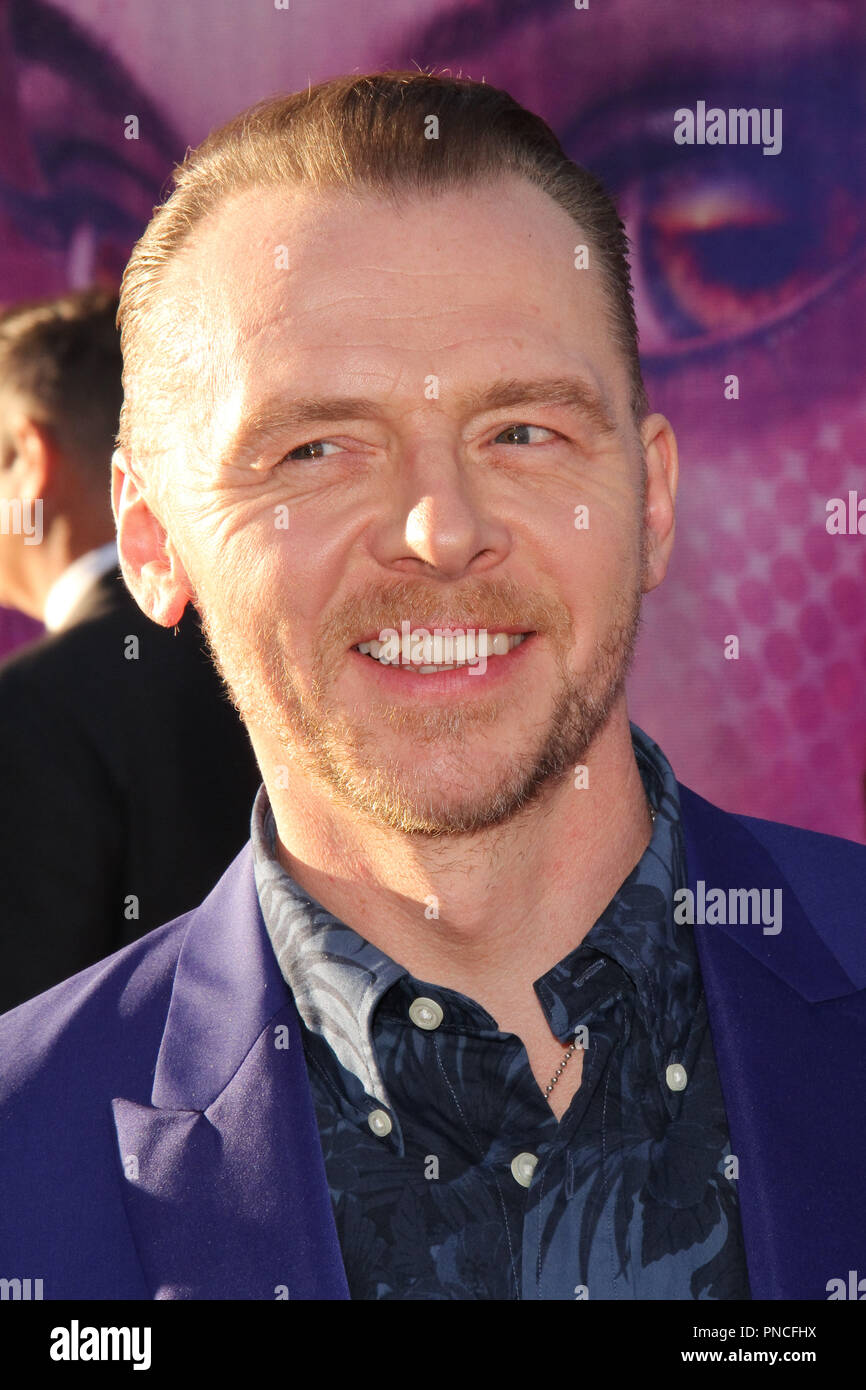 Simon Pegg at the World Premiere of Warner Bros' "Ready Player One ...
