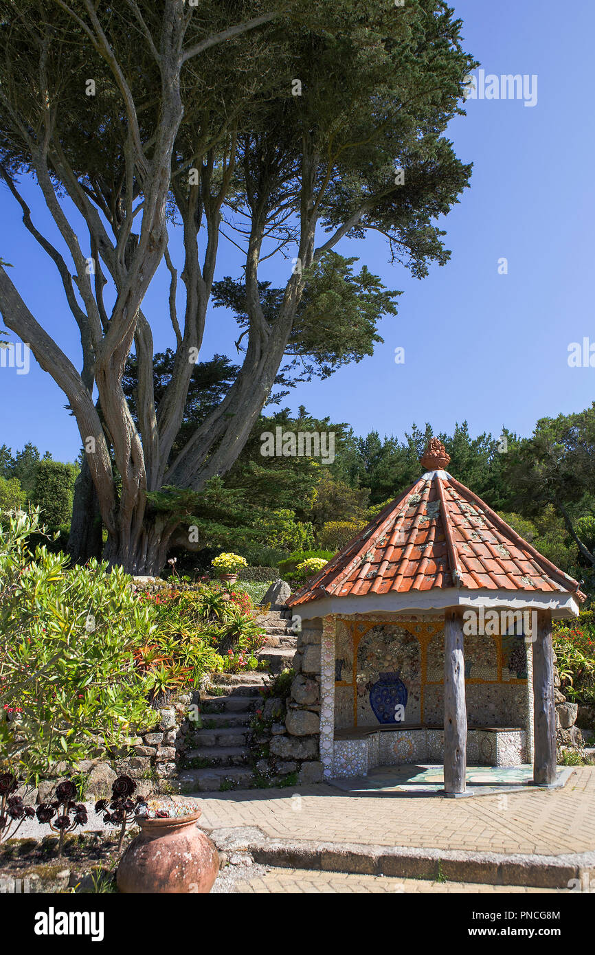 The Shell House, Mediterranean Garden, Tresco Abbey Garden, Tresco ...