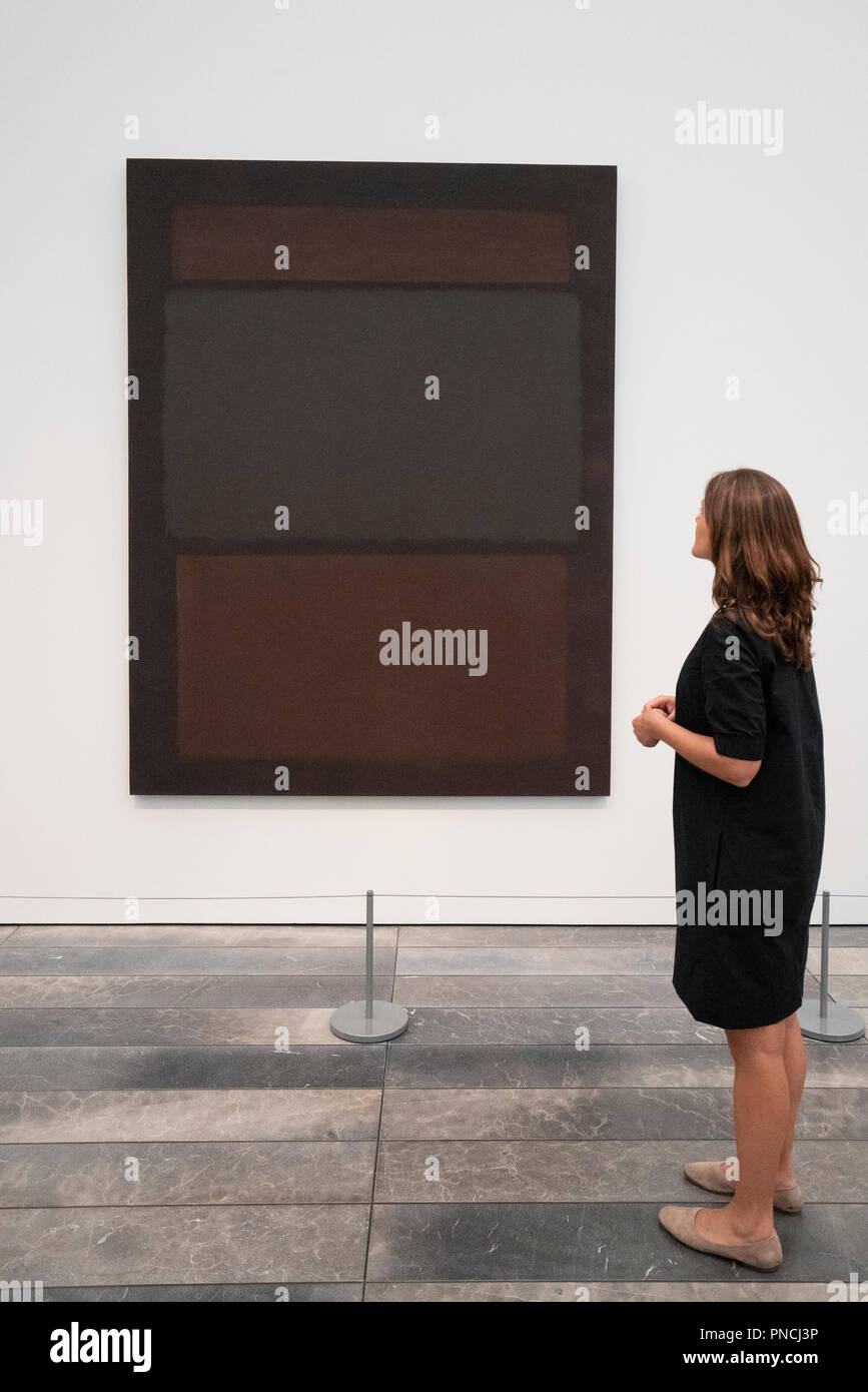 No.14 (Browns over Dark) by Mark Rothko at the Louvre Abu Dhabi museum ...