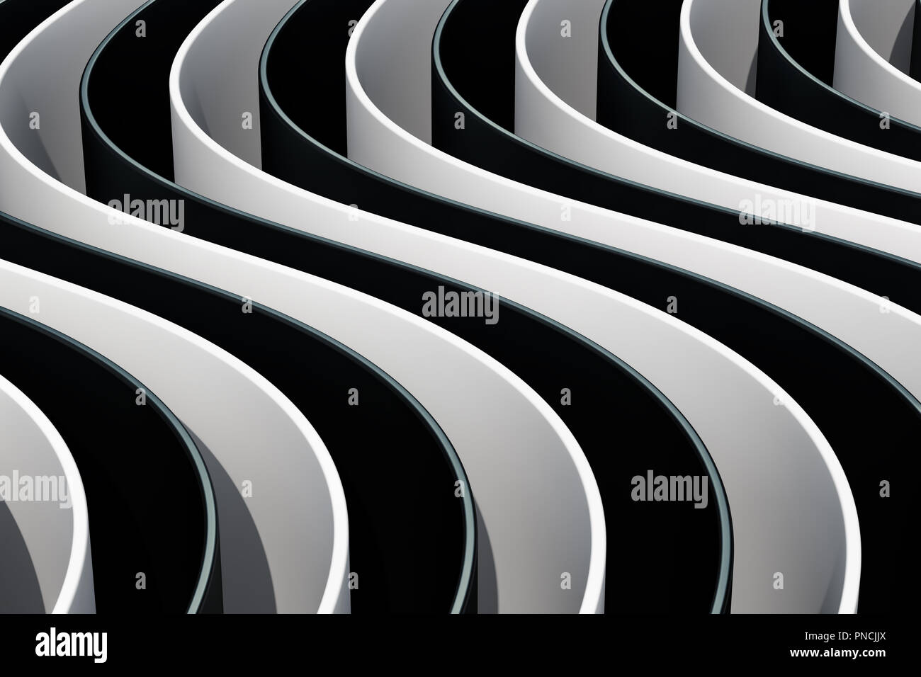 Black and white abstract background, 3D rendering Stock Photo - Alamy