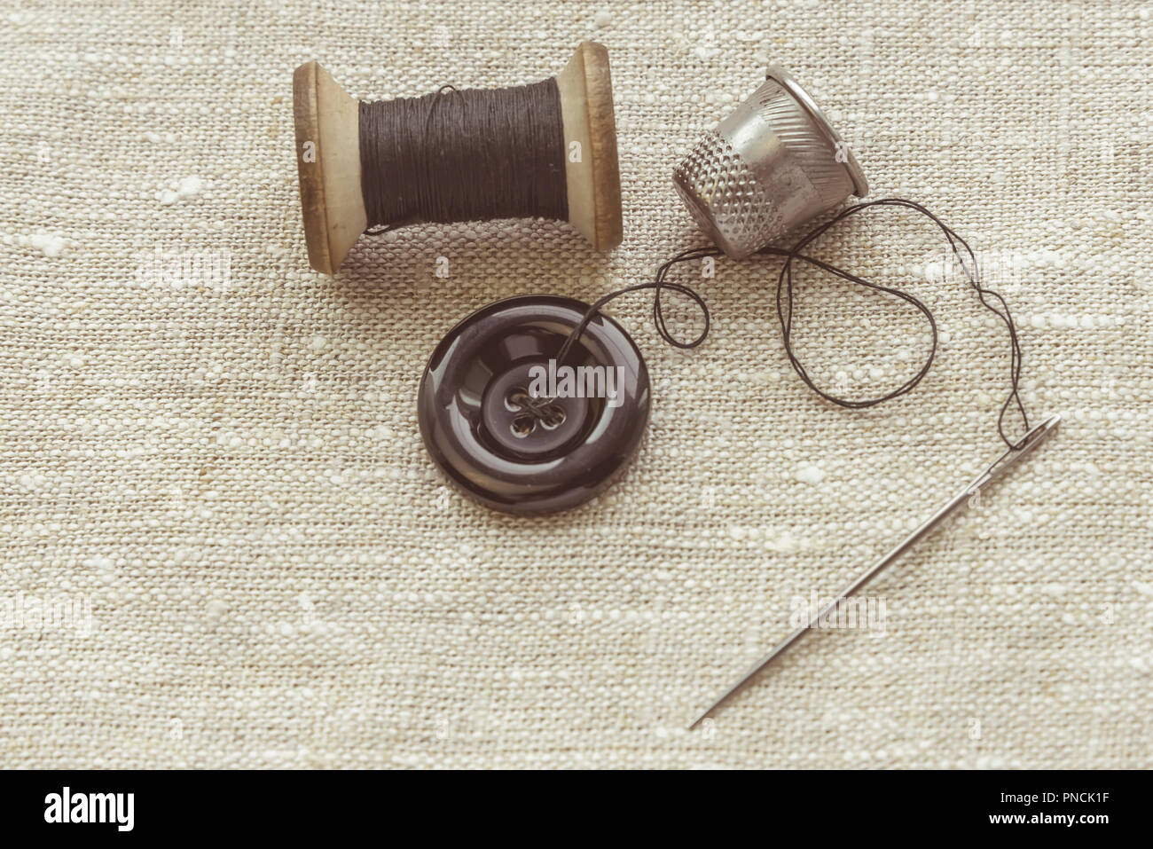 the composition of the seamstress, the tailor, the sewing thread and ...