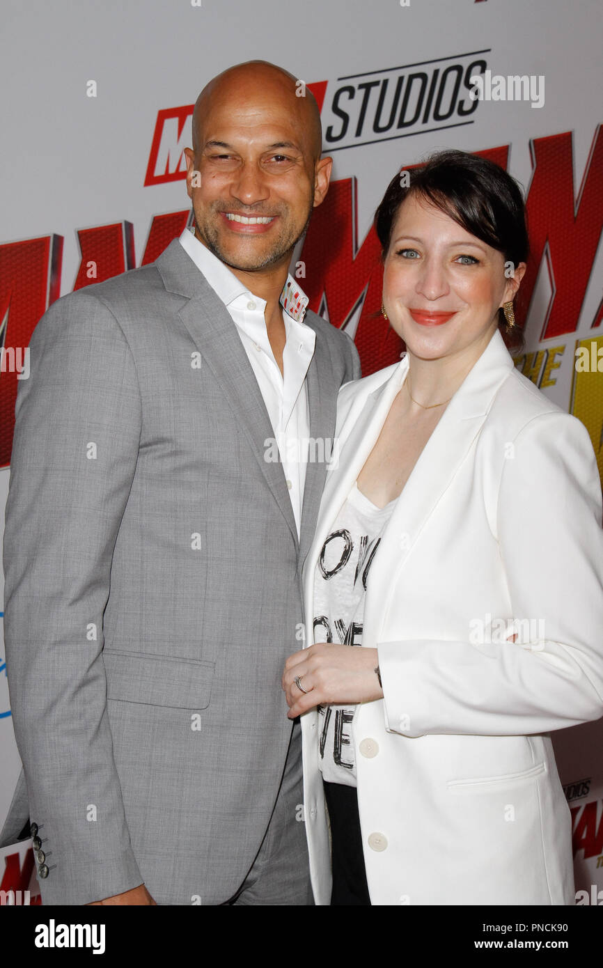 Keegan-Michael Key, Elisa Key at the World Premiere of Marvel Studios ...