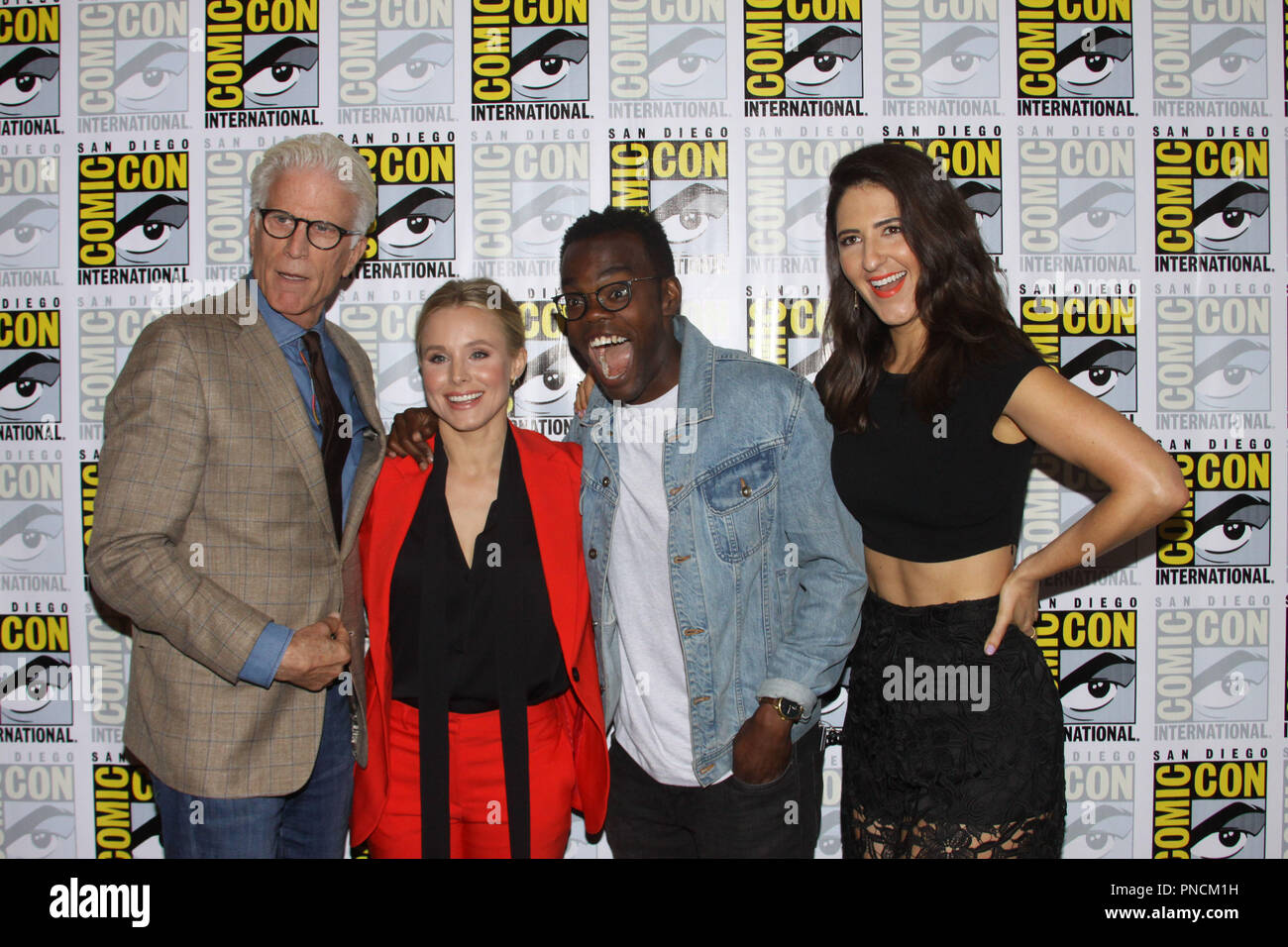 Ted Danson, Kristen Bell, William Jackson Harper and D'Arcy Carden ...