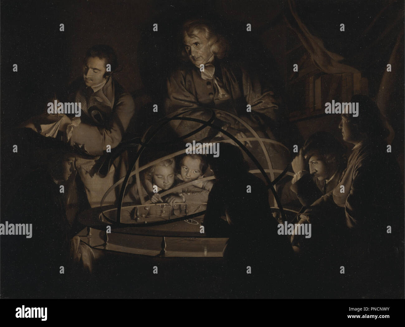 Philosopher Giving A Lecture At The Orrery