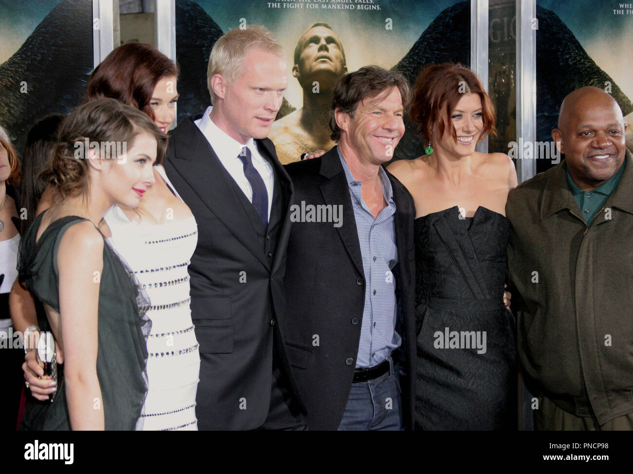 Cast of Legion at the World Premiere of Screen Gems "Legion". Arrivals ...