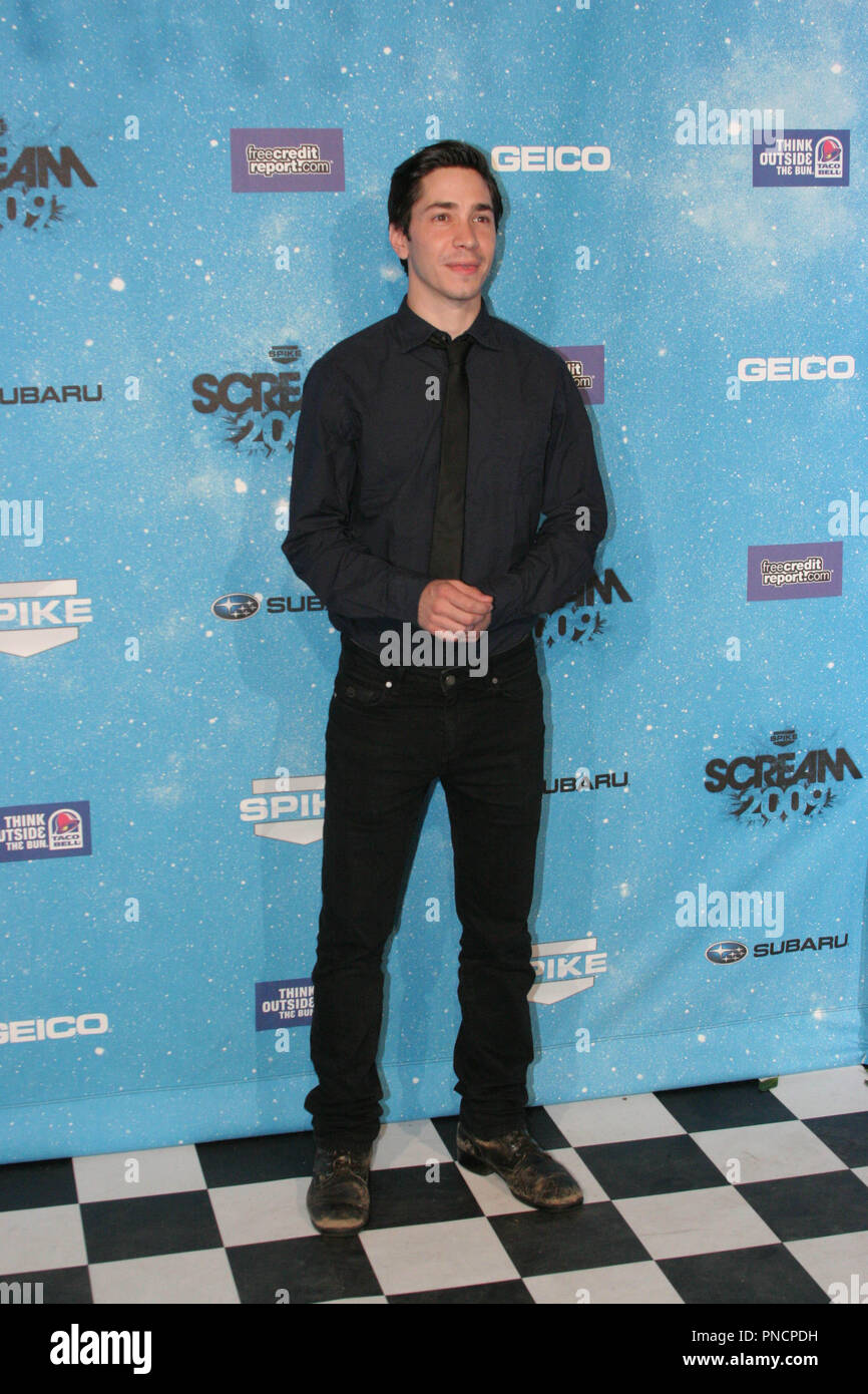 Justin Long at the Spike TV's Scream 2009. Arrivals held at the Greek ...