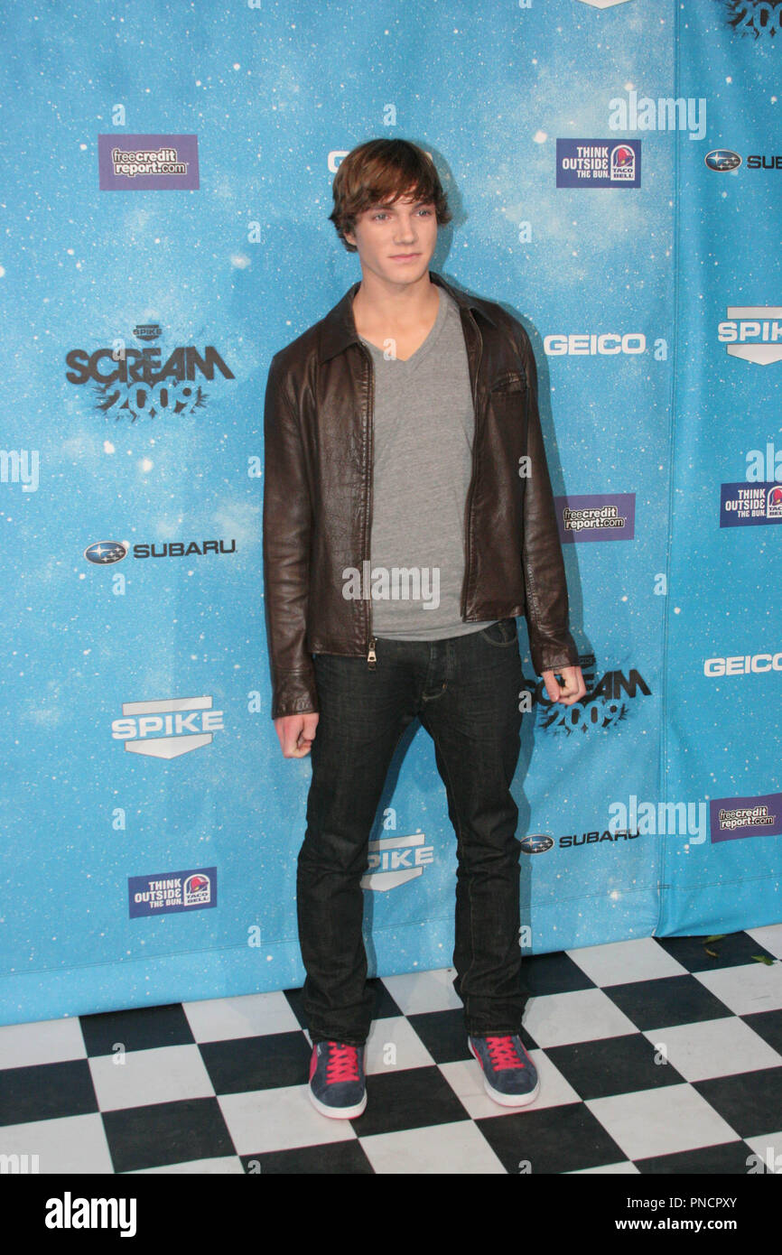 Chris Massoglia at the Spike TV's Scream 2009. Arrivals held at the ...