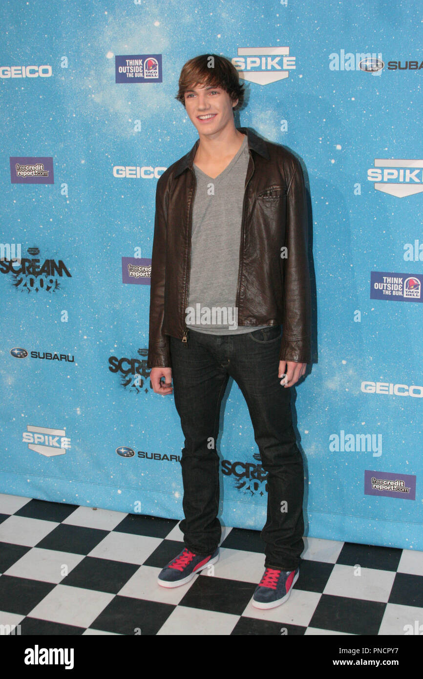 Chris Massoglia at the Spike TV's Scream 2009. Arrivals held at the ...