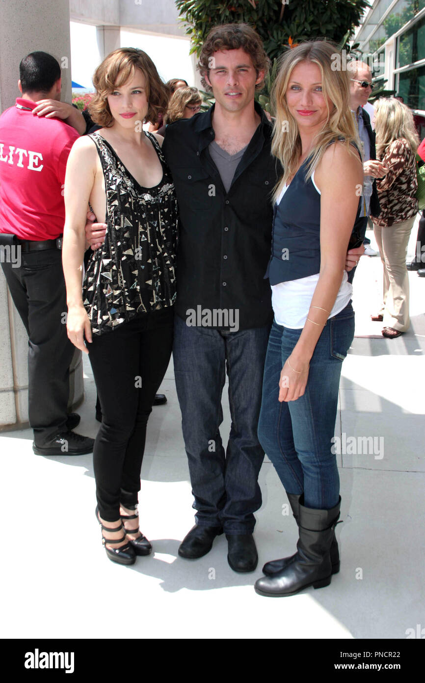 Rachel McAdams, James Marsden and Cameron Diaz at the 2009 San Diego ...