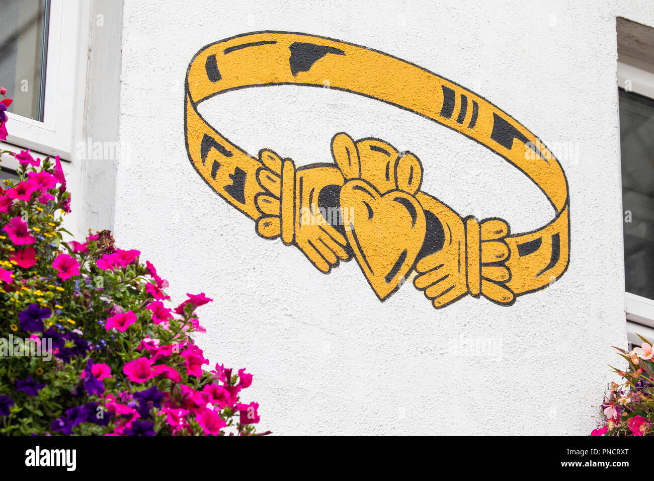 Galway, Republic of Ireland - August 19th 2018: An illustration of the ...