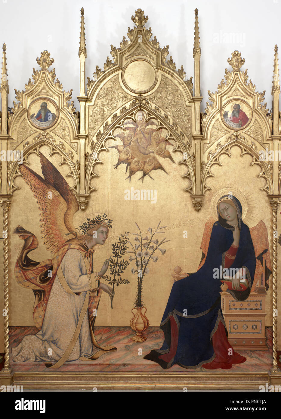 Archangel gabriel art 14th century hi-res stock photography and images - Alamy