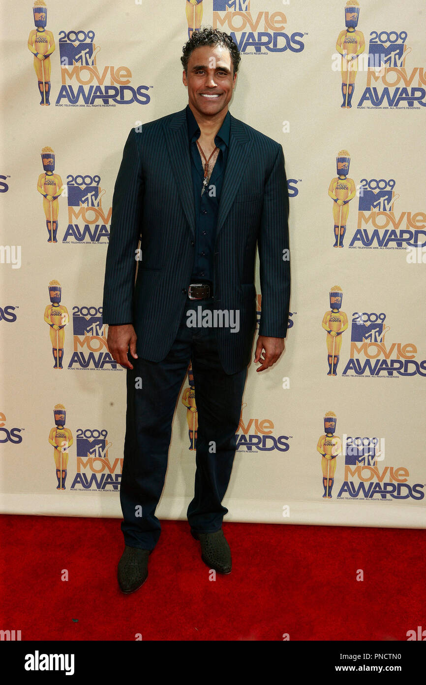 Rick Fox on the red carpet for the 2009 MTV MOVIE AWARDS held at the ...