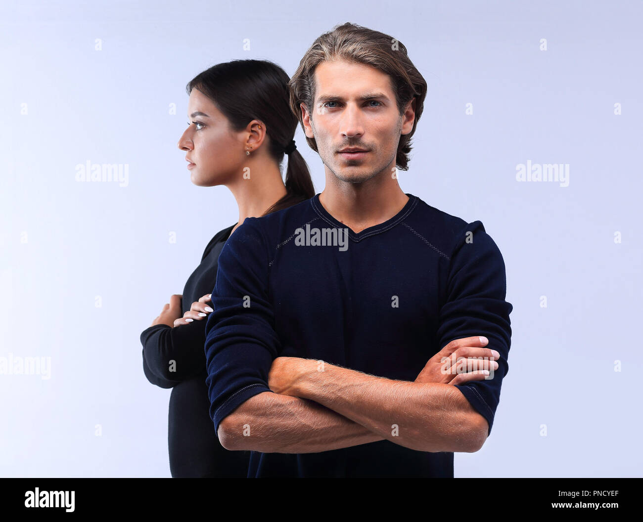 young couple with marital problems Stock Photo - Alamy