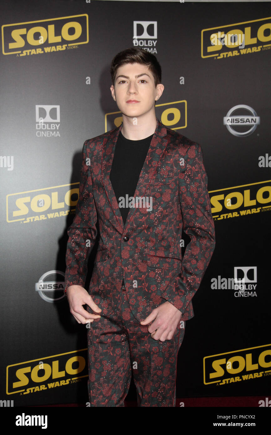Mason Cook 05/10/2018 The World Premiere of "Solo: A Star Wars Story ...