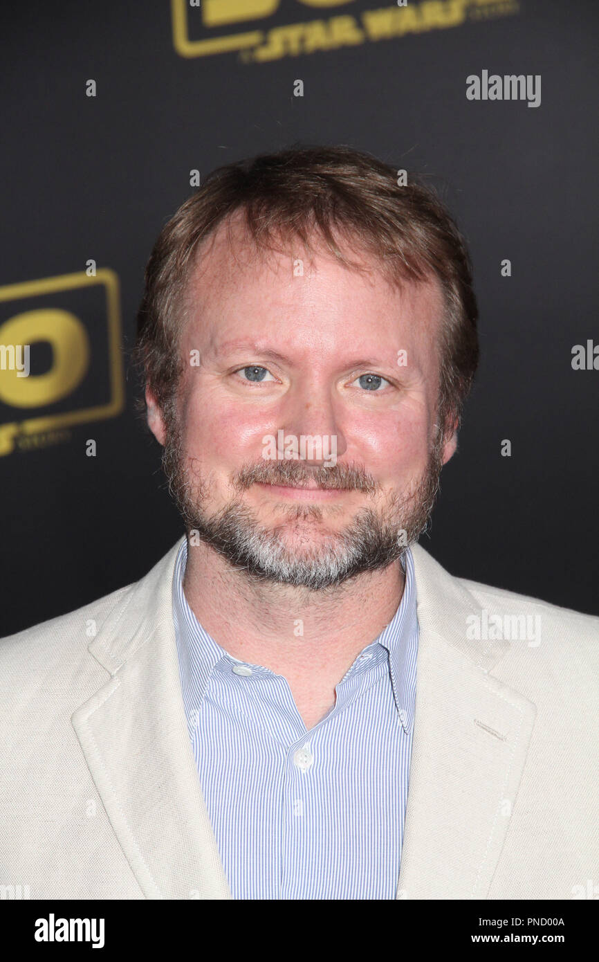 Rian Johnson 05/10/2018 The World Premiere of "Solo: A Star Wars Story ...